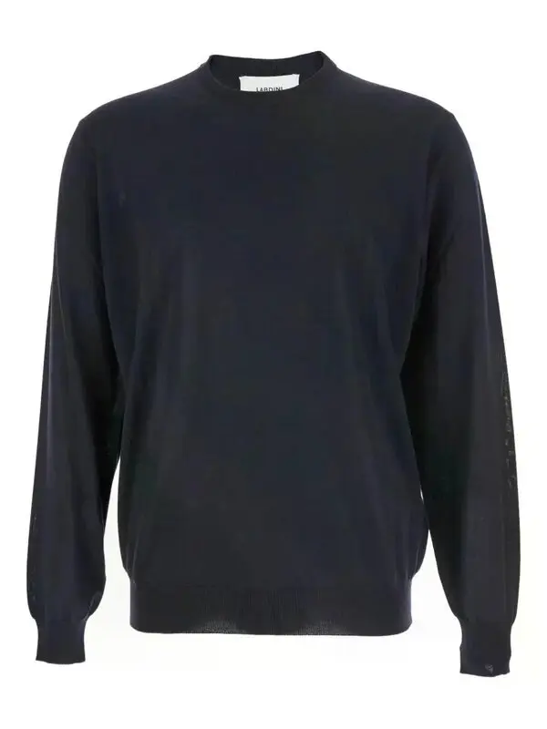 LARDINI Crewneck Ribbed-hem Sweater