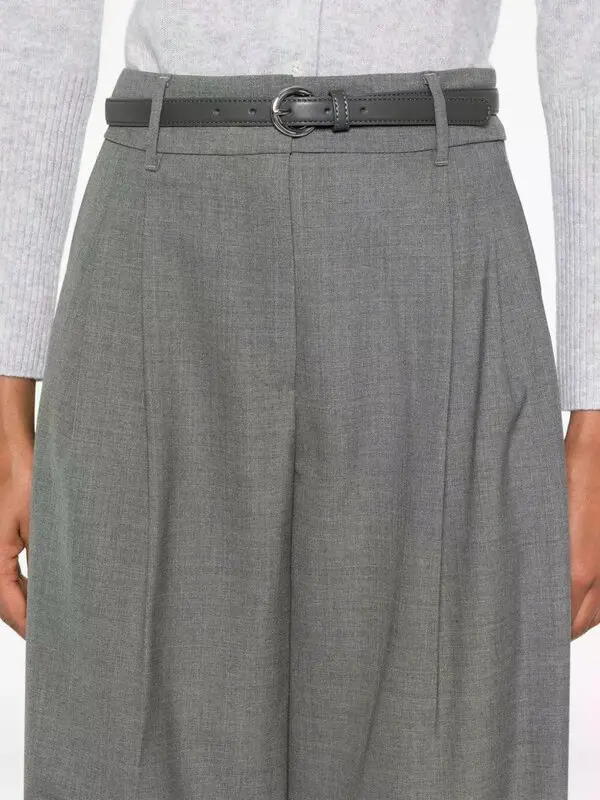 Max Mara Pleated-front Belted Trousers