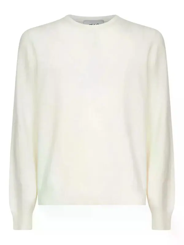 D4.0 Crew-neck Sweater - White