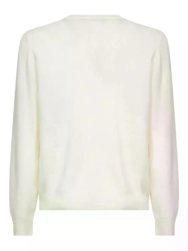 D4.0 Crew-neck Sweater - White