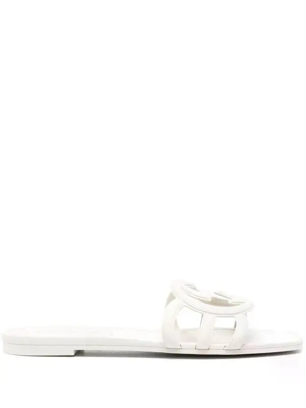 Gucci Interlocking G Slides - Neutrals