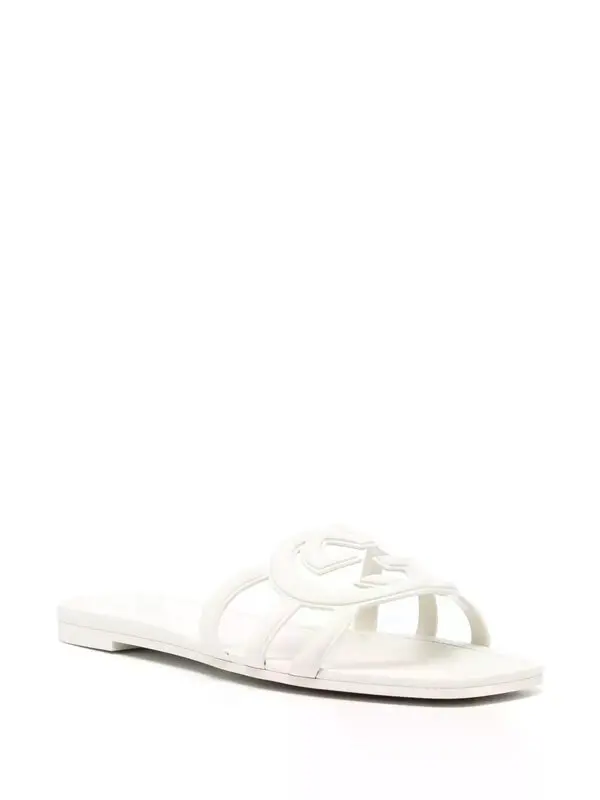 Gucci Interlocking G Slides - Neutrals