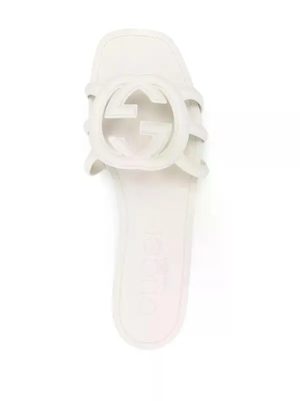 Gucci Interlocking G Slides - Neutrals