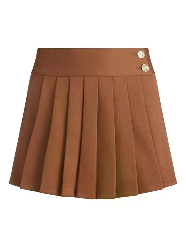 Alice + Olivia Pleated Side-stripe Skort