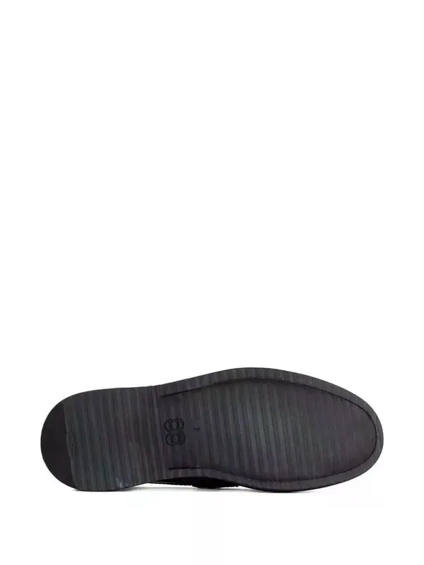 GREEN GEORGE Leather Penny Bar Loafers