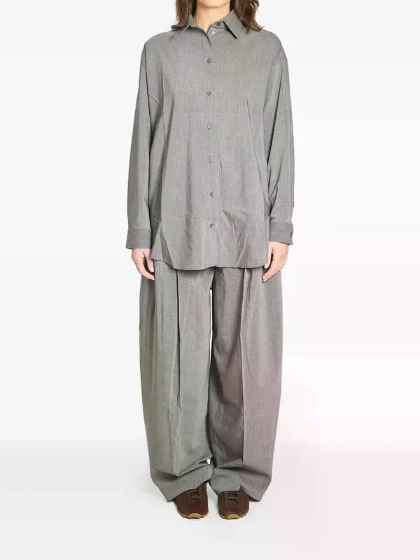 Jacquemus Pleated Trousers - Grey