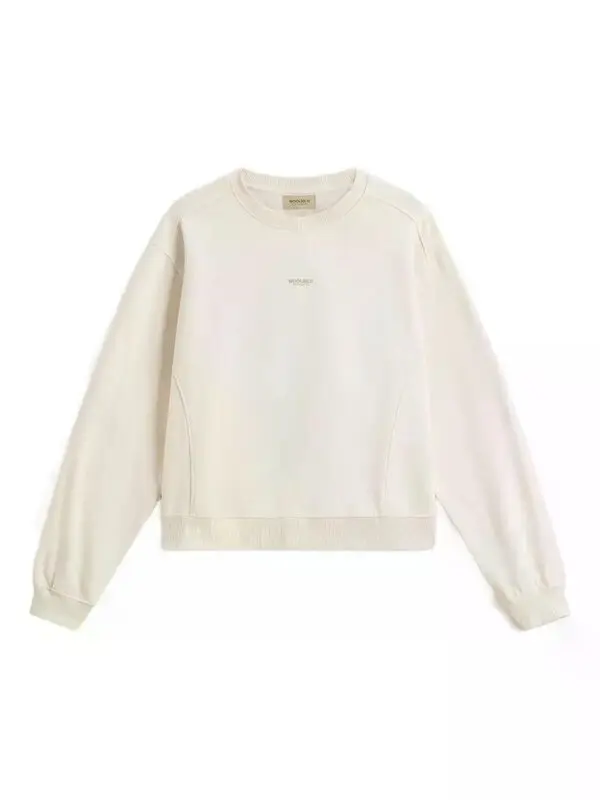 Woolrich Fleece Crew-neck Sweatshirt - Neutrals