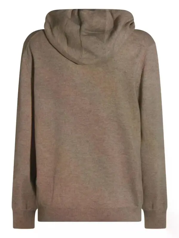 Malo Zip-up Cotton Hoodie