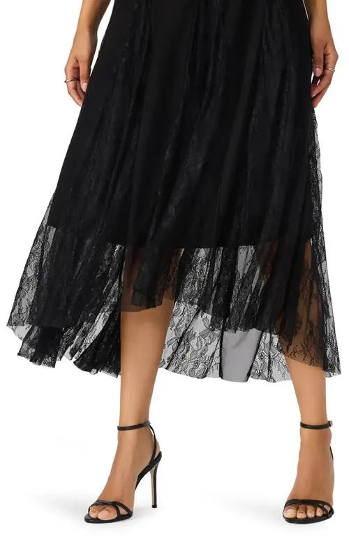 steve madden black lace dress Steve Madden Willow Lace Maxi Dress