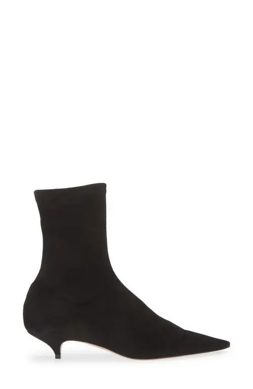 THE ROW Liisa Pointed Toe Bootie - Black