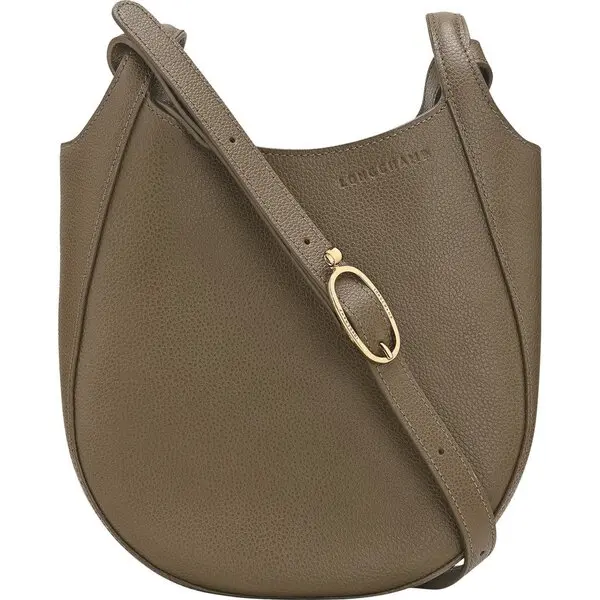 Longchamp Le Foulonne Leather Crossbody Bag - Caper