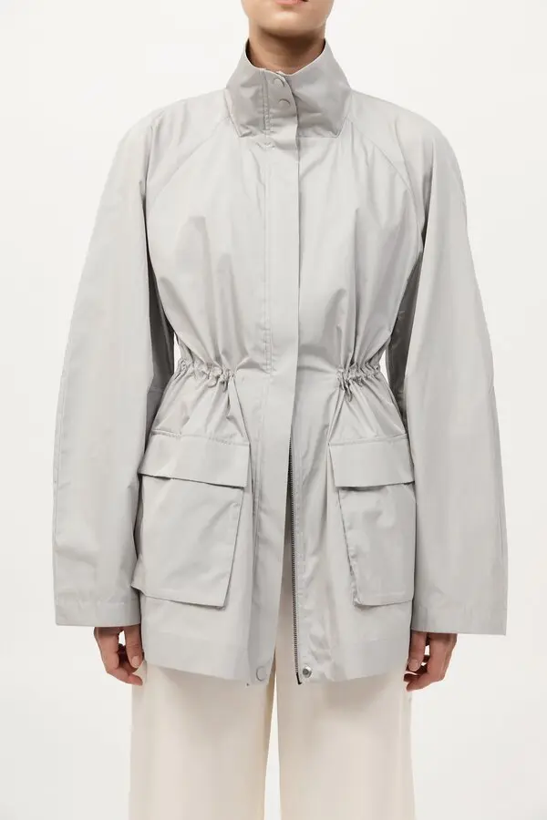 ST. AGNI Paper Taffeta Parka