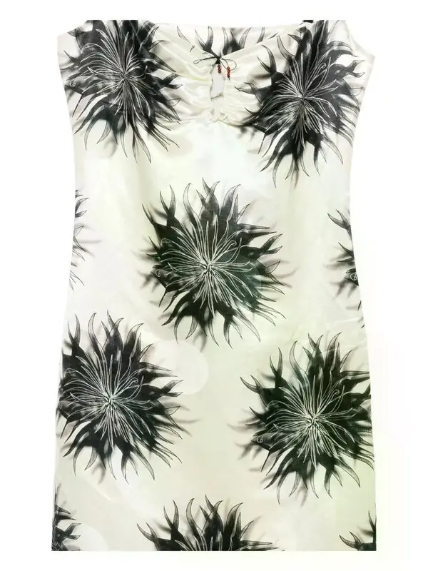 SAMUEL GUÌ YANG Floral Print Dress