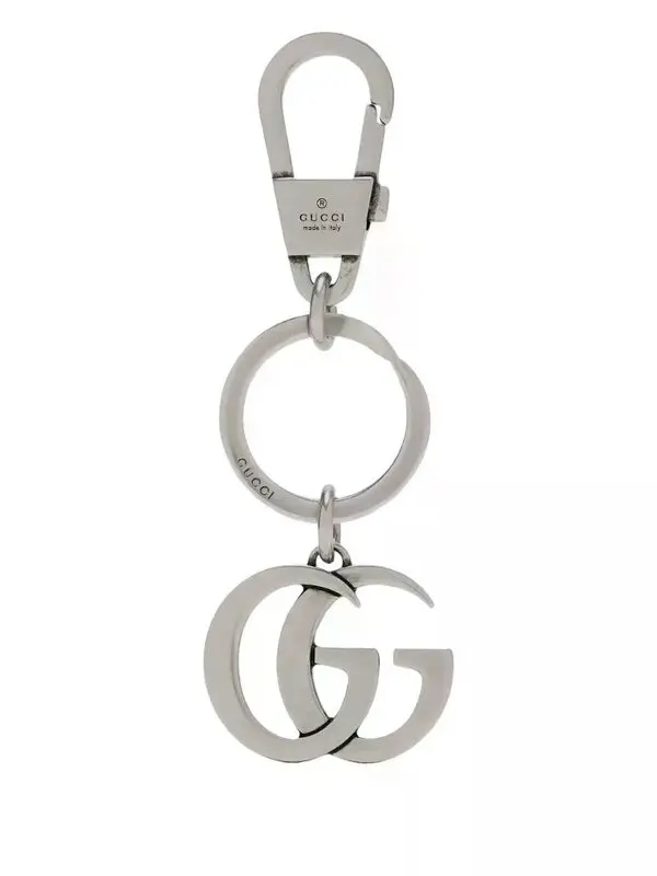 Gucci Interlocking-g Keyring - Silver
