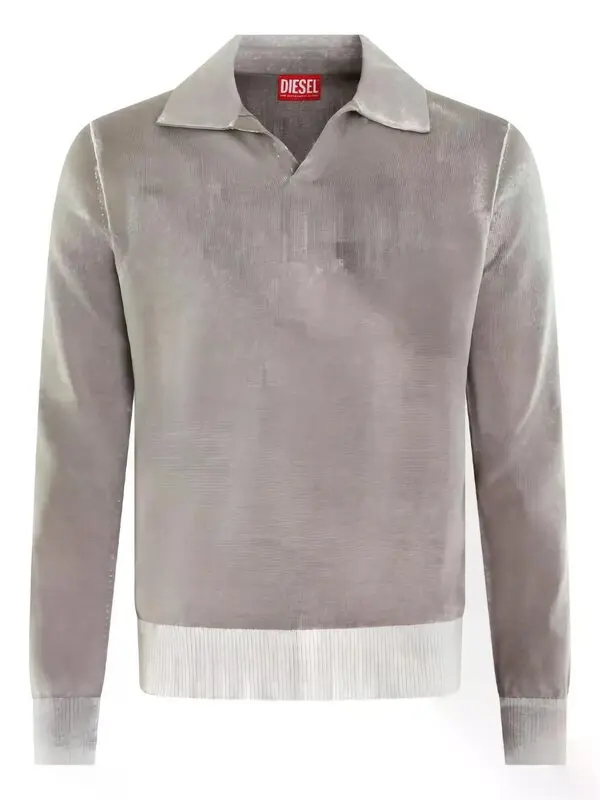 DIESEL® K-lorenzo Polo-neck Ribbed-hem Sweater