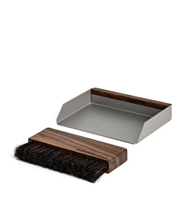 MARCATO Briciola Brush And Crumb Catch - Brown