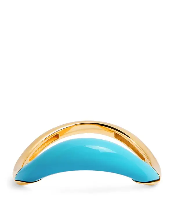 L'ATELIER NAWBAR Boa Stackable Stone Ring - Gold