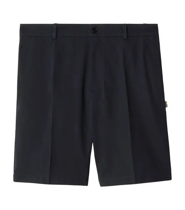 Burberry Cotton Ekd Slim Shorts