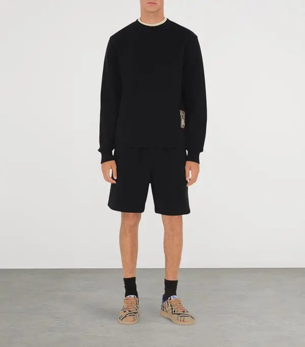Burberry Cotton Jersey Shorts - Black