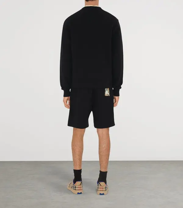 Burberry Cotton Jersey Shorts - Black