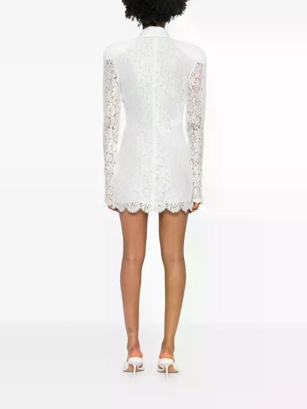 ROWEN ROSE Long-sleeve Lace Mini Dress