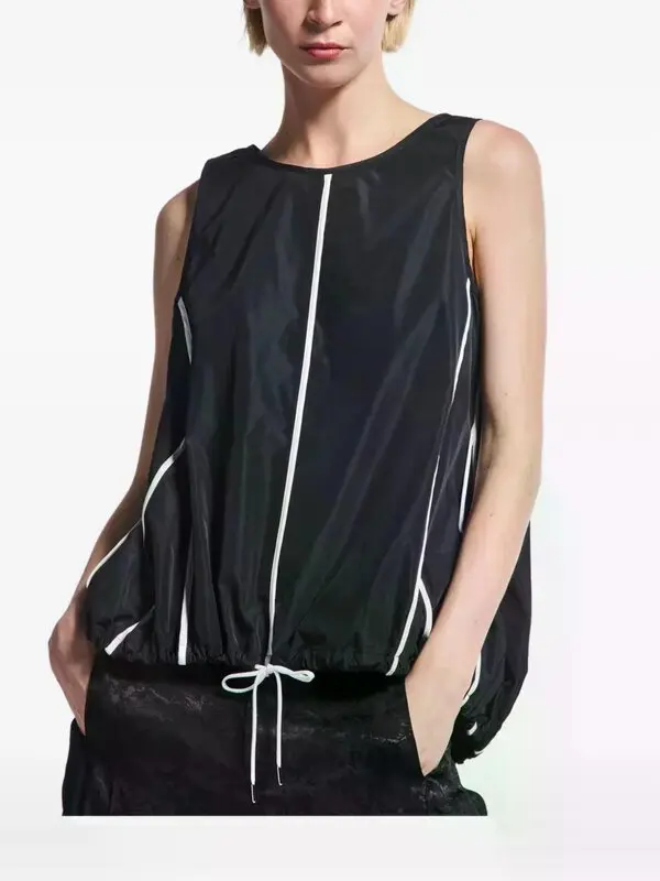 High Paneled Sleeveless Top