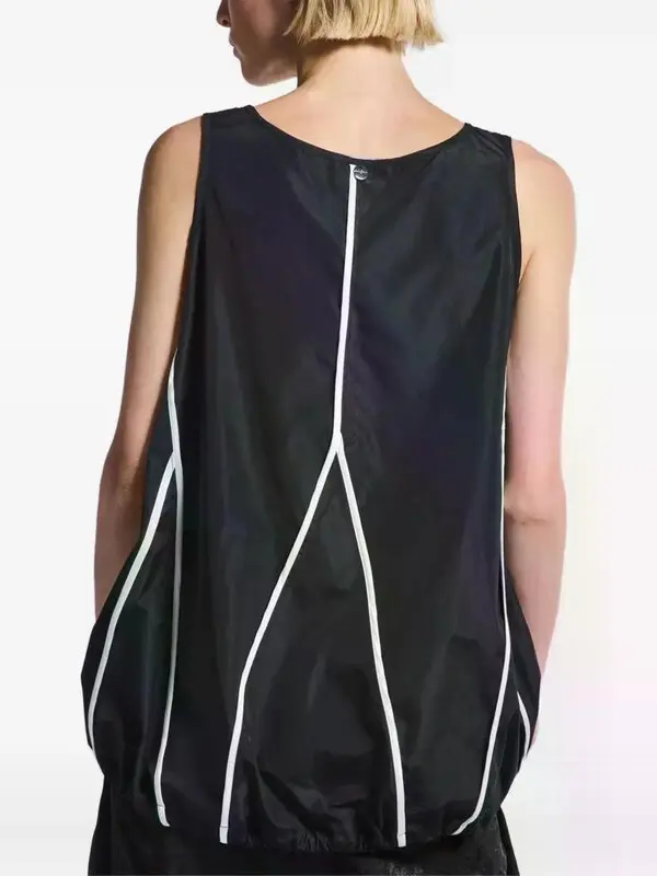 High Paneled Sleeveless Top
