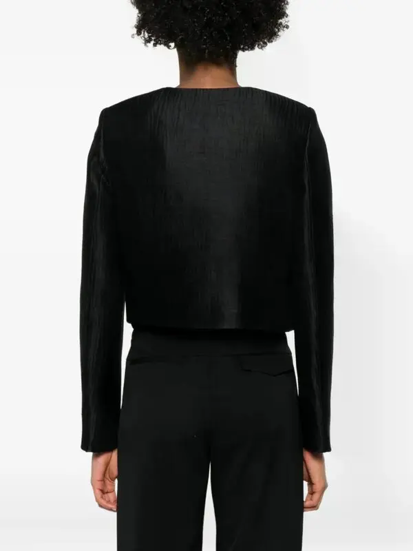 Brandon Maxwell Single-breasted Button-front Jacket