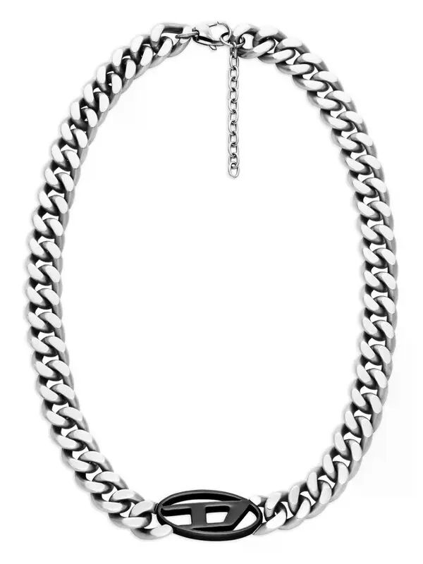 DIESEL® Curb-chain Necklace - Grey