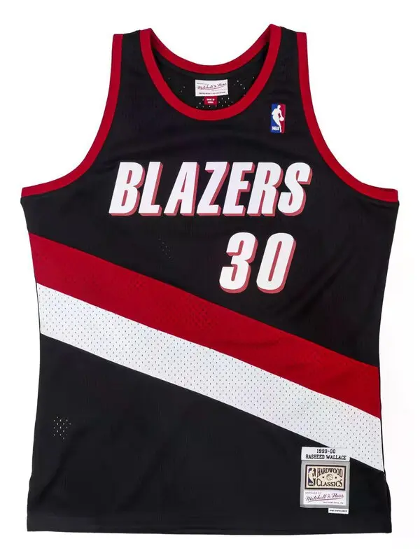 Mitchell & Ness X Nba Swingman Portland Trail Blazers Rasheed Wallace Tank Top - Black