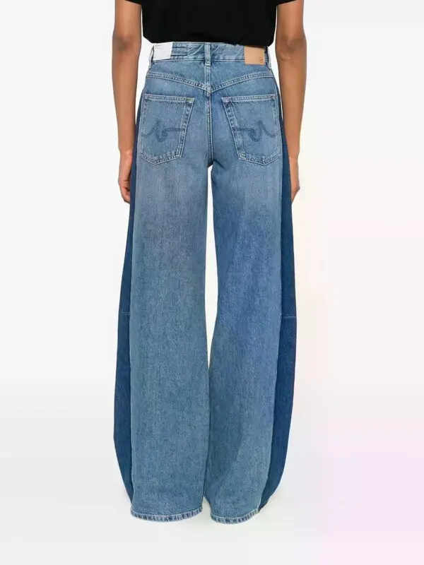 Ag Two-tone Panelled Jeans
