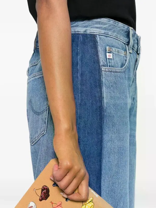 Ag Two-tone Panelled Jeans