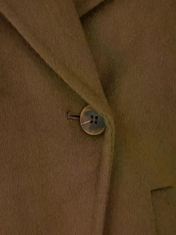 THE DYNAMIS STUDIO Double-breasted Wool Coat - Brown
