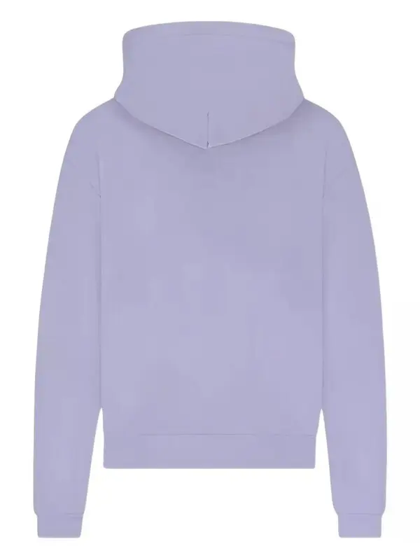 FLANEUR Logo-print Hoodie - Purple