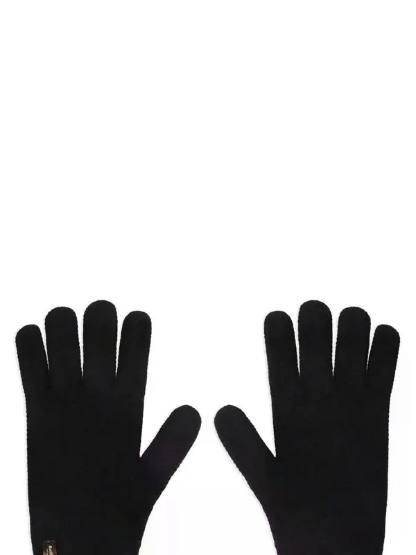 MOORER Knitted Gloves - Black