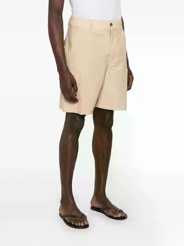 Loewe Logo-patch Cargo Shorts - Neutrals