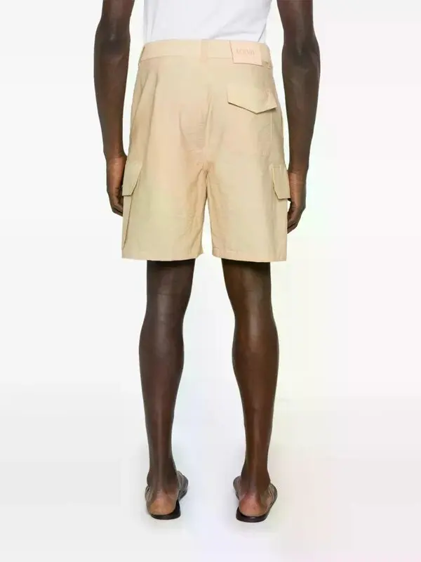 Loewe Logo-patch Cargo Shorts - Neutrals