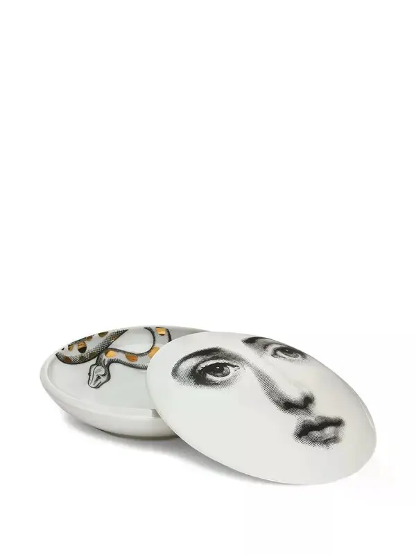 FORNASETTI Face-print Round Box