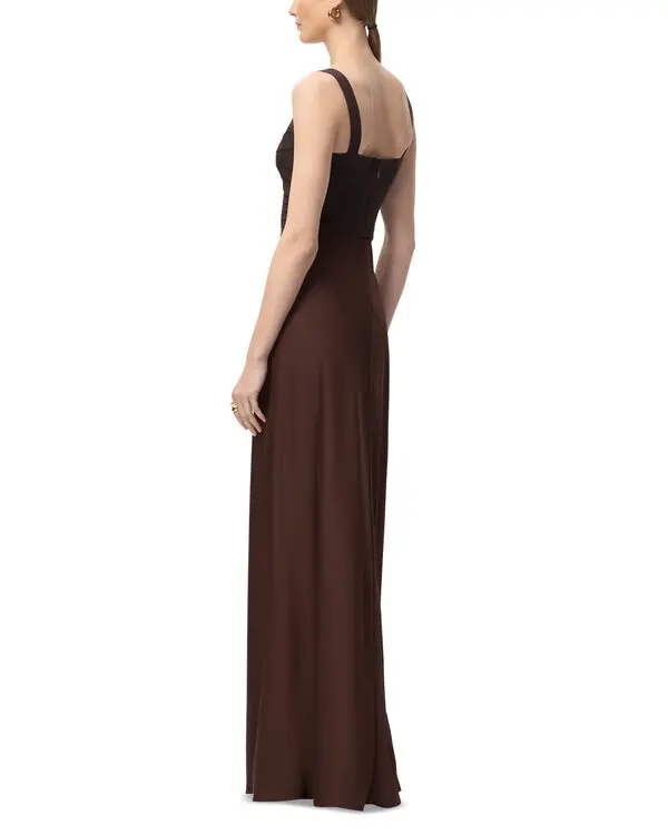 Herve Leger The Samantha Gown - Walnut