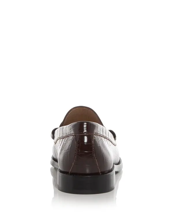 STUART WEITZMAN Embossed Loafers