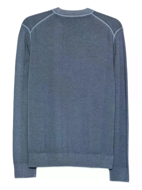 BOSS Embroidered Wool Sweater