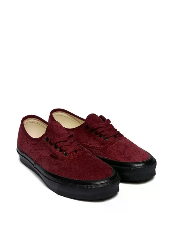 VANS Og Authentic Lx Velvet Embroidery Leopard Sneakers