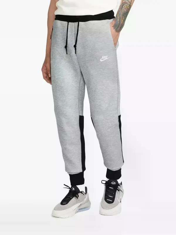 Nike Tech Fleece Panelled Track Pants - Grey