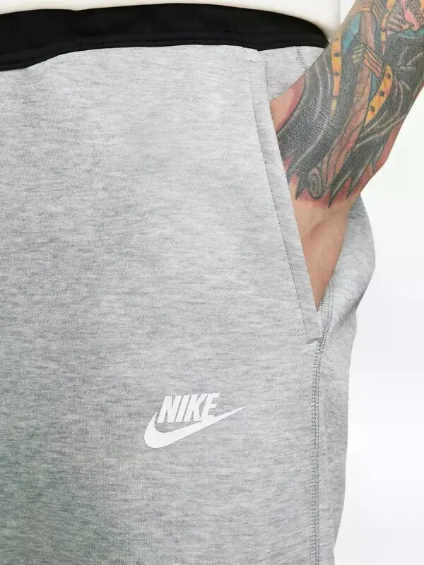 Nike Tech Fleece Panelled Track Pants - Grey