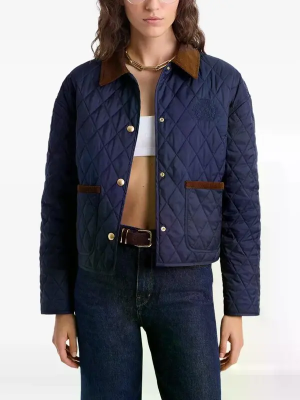 SPORTY & RICH Quilted Puffer Jacket