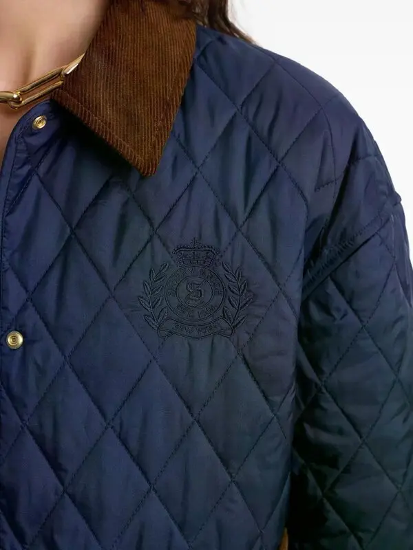 SPORTY & RICH Quilted Puffer Jacket