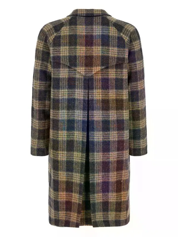 KIRED Checked Wool Reversible Coat