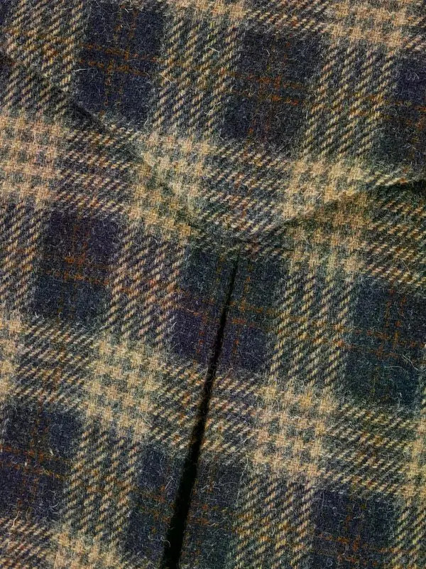 KIRED Checked Wool Reversible Coat