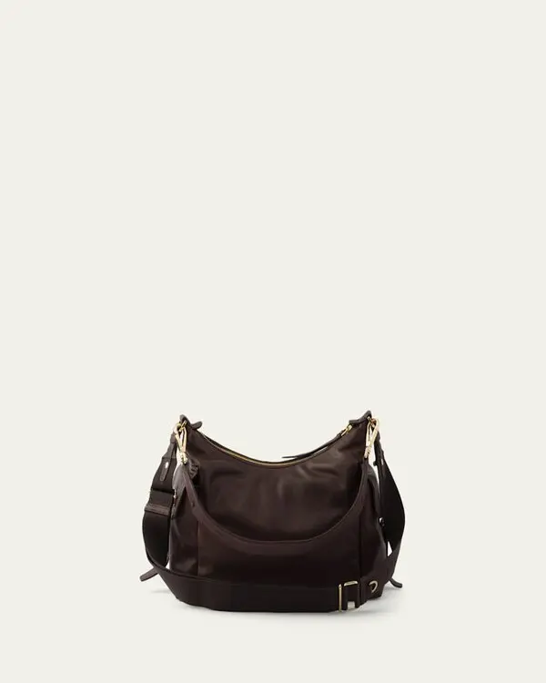 Prada Soft Nappa Leather Shoulder Bag - Sienna