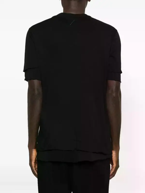 THOM KROM Raw-edge Crew-neck T-shirt